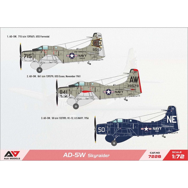 A&A Models 7228 1/72 Douglas AD-5W Skyraider – Metro Hobbies