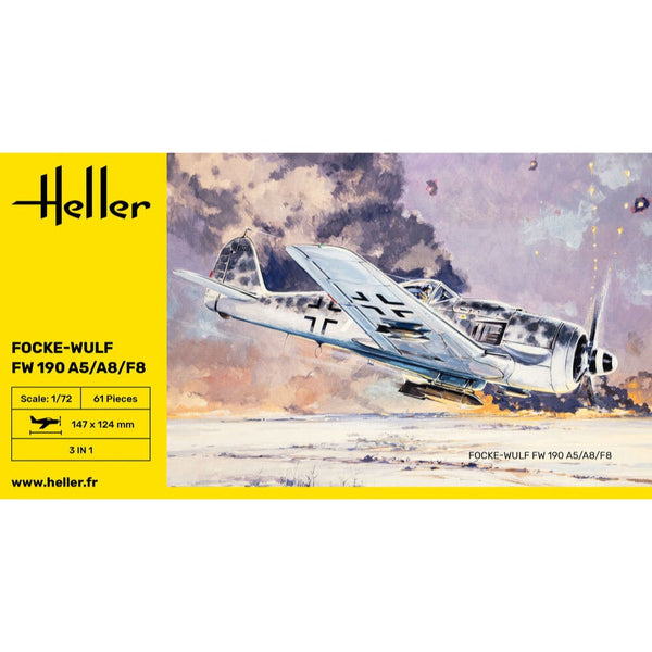 Heller HLL80235 1/72 Focke-Wulf FW 190 A5/A8/F8 – Metro Hobbies