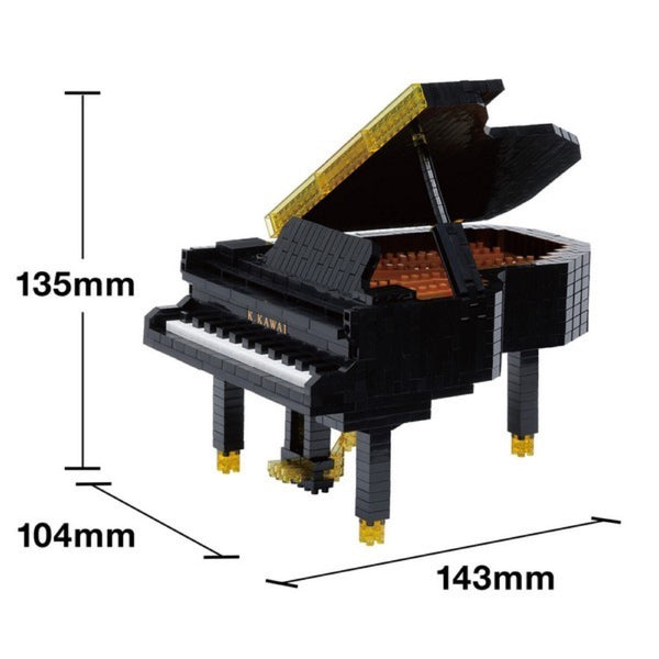 Nanoblock NBM-055 DX Kawai Grand Piano – Metro Hobbies