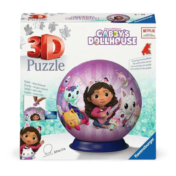 Ravensburger 11594-5 3D Puzzleball Gabby's Dollhouse 72pc Jigsaw Puzzl – Metro Hobbies
