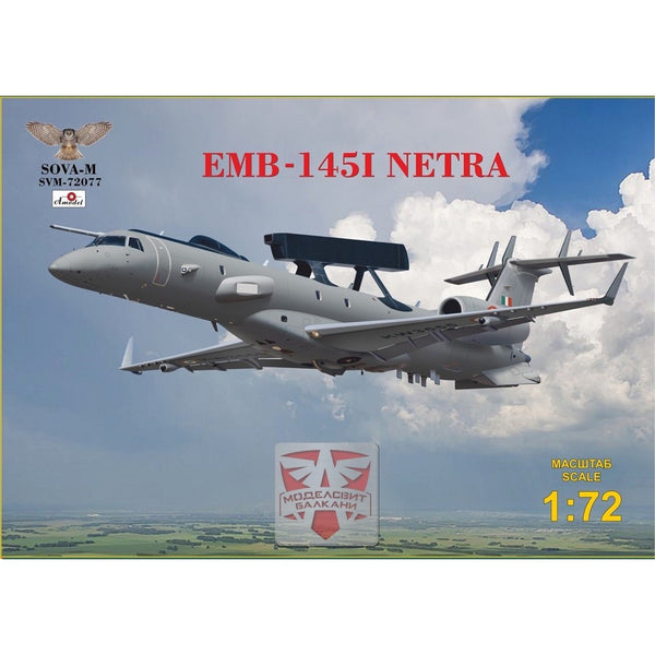 Sova-M 72077 1/72 EMB 145I Netra (Indian AEW&CS ) – Metro Hobbies