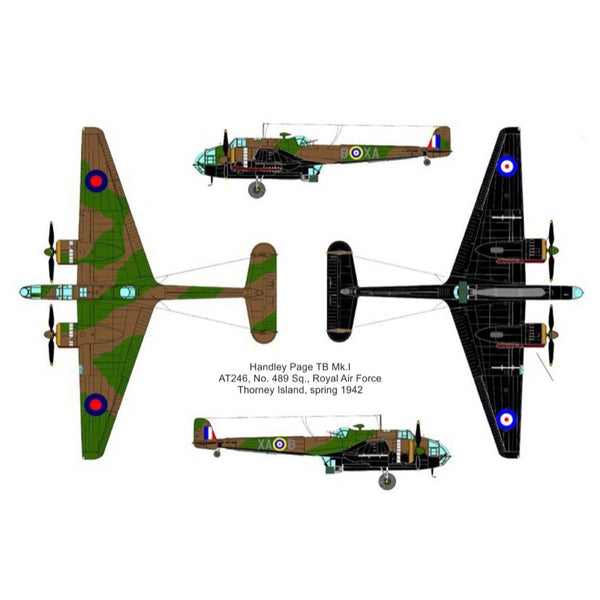 Valom 14438 1/144 Handley-Page Hampden TB Mk.I Torpedo version – Metro ...