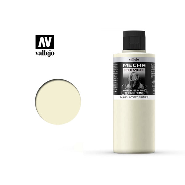 Vallejo 74643 Mecha Color Ivory Primer 200ml – Metro Hobbies