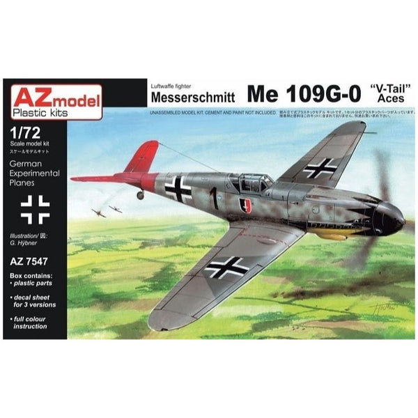 AZ Model 1/72 Messerschmitt Bf 109G-0 V-tail Aces – Metro Hobbies
