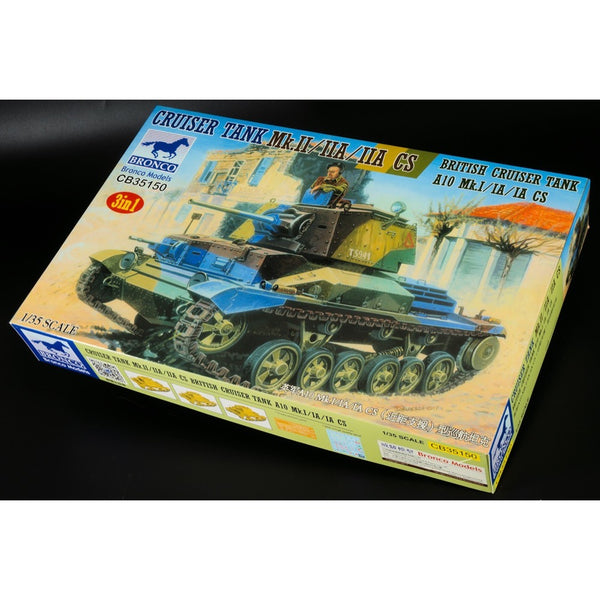 Bronco CB35150 1/35 Cruiser Tank Mk.II/IIA/IIA CS and British Cruiser Tank A10 Mk.I/IA/IA CS ...