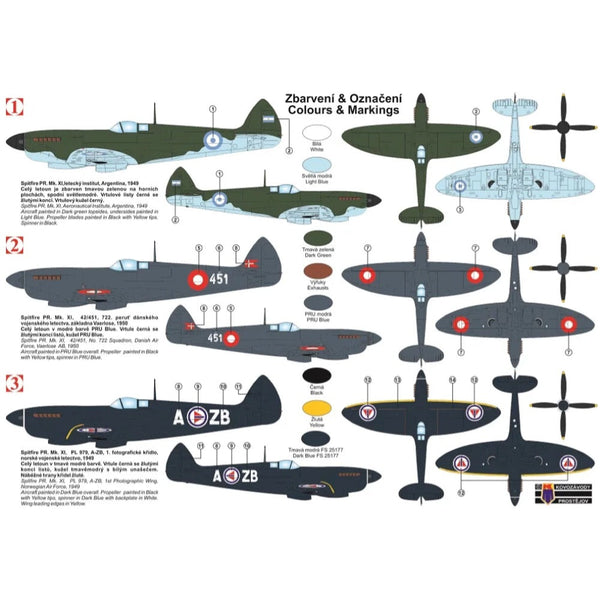 KP Models 0293 1/72 Supermarine Spitfire PR Mk.XI International – Metro Hobbies