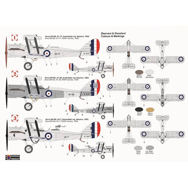 KP Models 0316 1/72 Airco DH-9A In Australian Service RAAF – Metro Hobbies