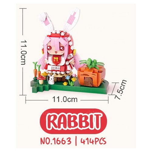 Loz 1663 Rabbit Girl – Metro Hobbies
