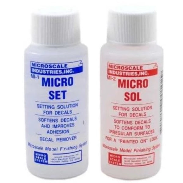 Microscale Micro-Sol & Micro-Set Decal Setting Solution Twin Pack Bund – Metro Hobbies
