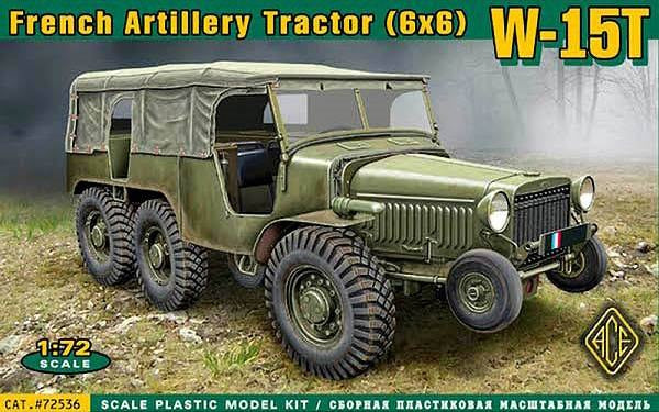 Ace Models 72536 1/72 W-15T French WWII 6x6 Artillery Tractor – Metro Hobbies