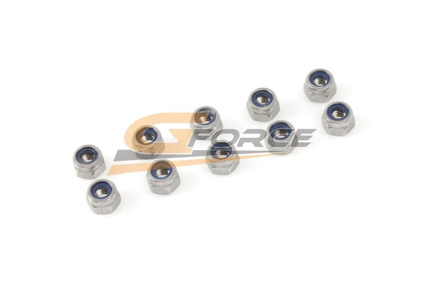 G-Force 0252-003 Nylstop Nut M5 Inox (10 pcs) – Metro Hobbies