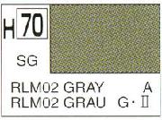 Mr Hobby (Gunze) H070 Aqueous Semi-Gloss RLM Grey Acrylic Paint 10ml – Metro Hobbies