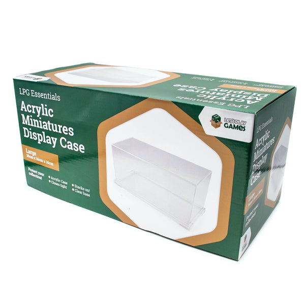 LPG Acrylic Miniatures Display Case Large 36 x 16 x 16cm – Metro Hobbies