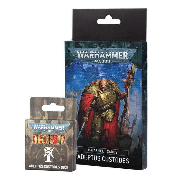 Warhammer 40000 Adeptus Custodes Datasheet Cards 2024 – Metro Hobbies