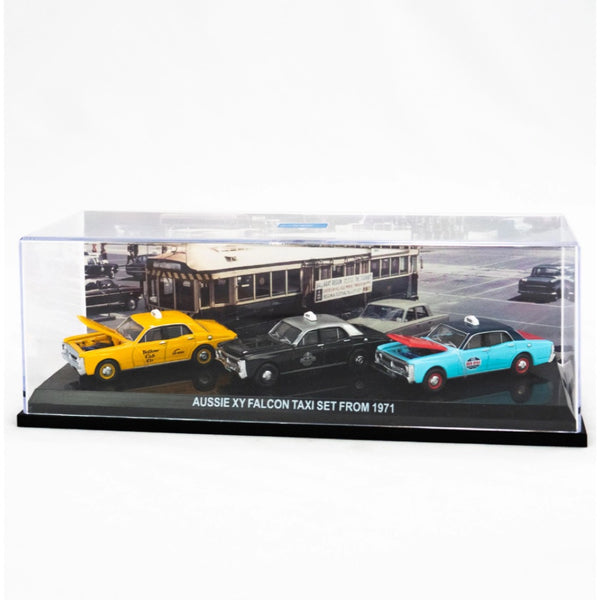 Road Ragers 1/64 1971 XY Australian Taxi Set (3 pack) – Metro Hobbies