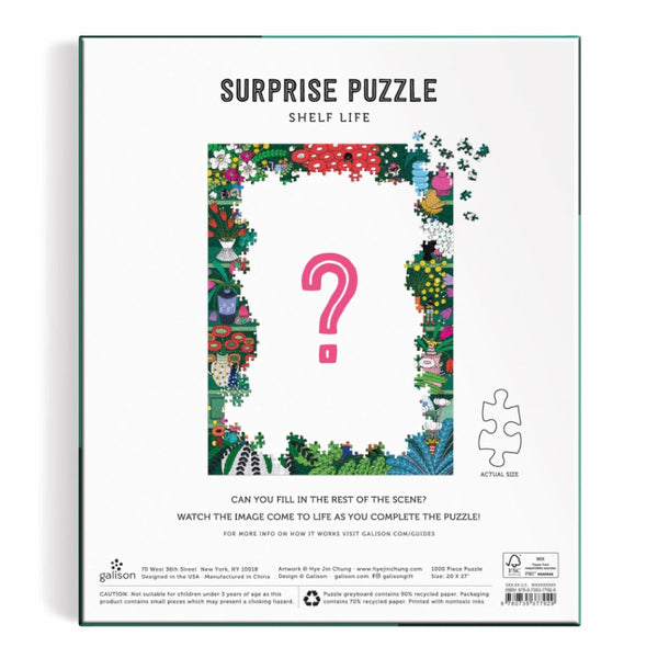 Galison Shelf Life Surprise Puzzle 1000pc Jigsaw Puzzle – Metro Hobbies