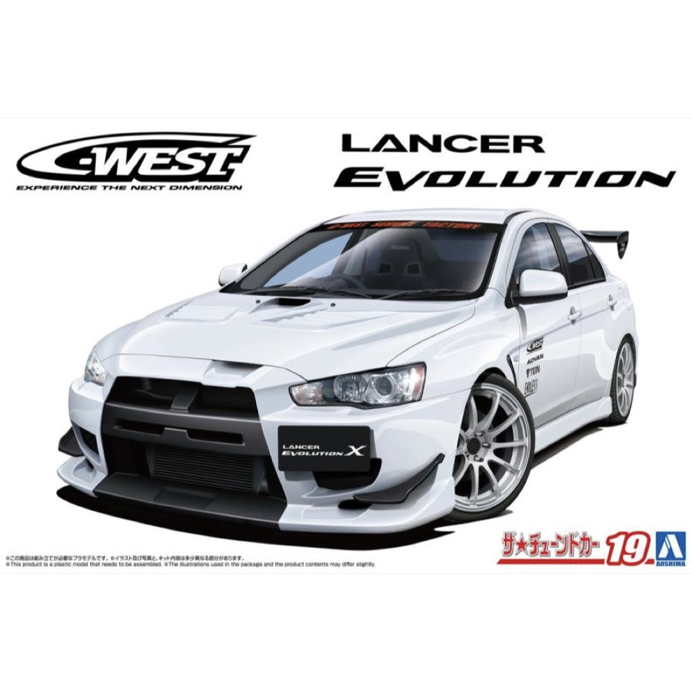 Aoshima 1/24 C-WEST CZ4A Lancer Evolution X '07 – Metro Hobbies