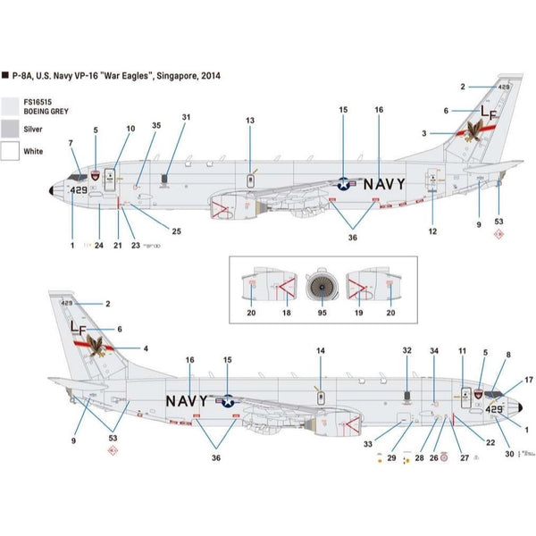 Academy 12635 1/144th Boeing P-8 Poseidon US - RAAF – Metro Hobbies
