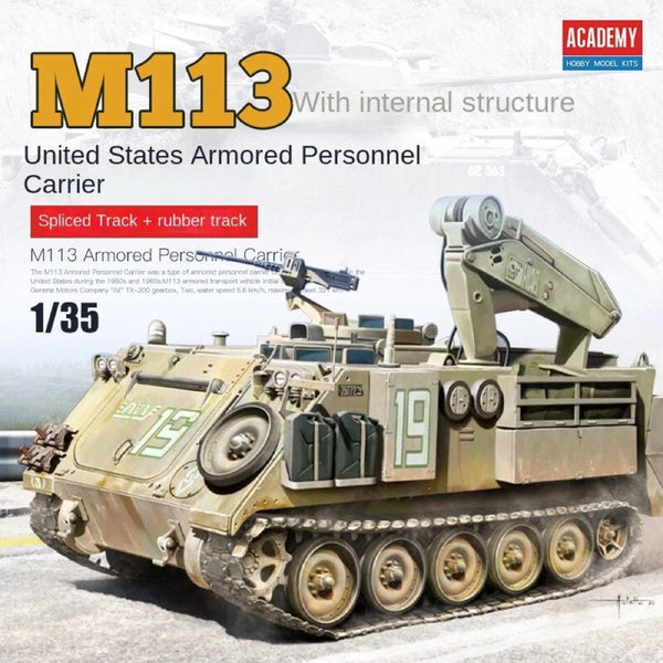 Academy 1/35 M113 Fitter ARV Aus Decals Plastic Model Kit – Metro Hobbies