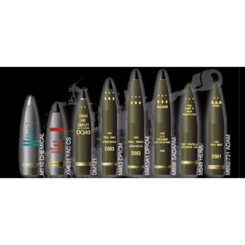 AFV AG35039 1/35 155mm Howitzer Ammo Set (Brass) – Metro Hobbies