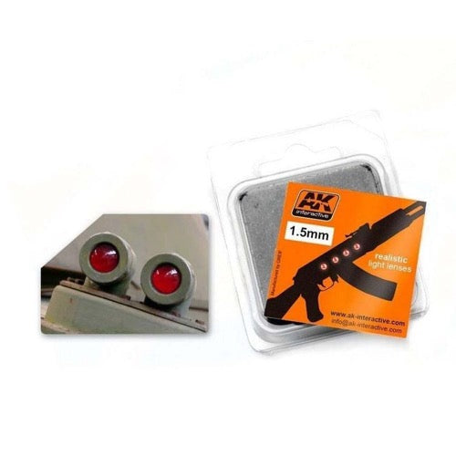 AK Interactive 204 Red 1.5mm Light Lenses – Metro Hobbies