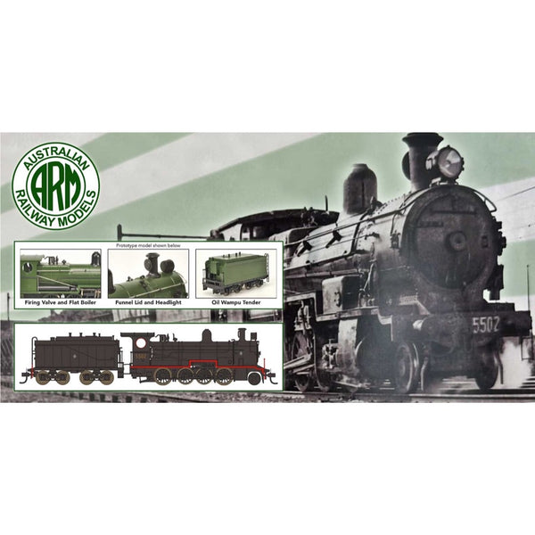 Australian Railway Models 87051 D5502 D55 Class 2-8-0 Consolidation ...