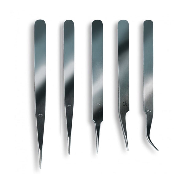 Artesania 27068 Tweezer Set Fine Stainless (5) Modelling Tool – Metro ...