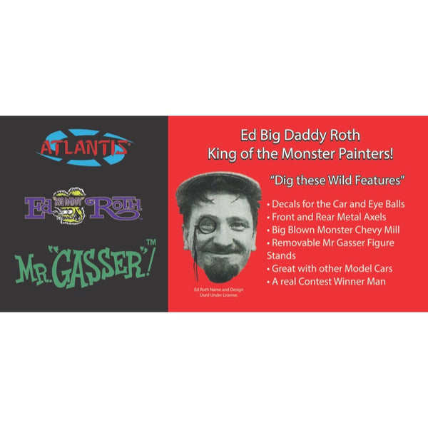 Atlantis 1301 1/25 Ed Roth Mr. Gasser – Metro Hobbies