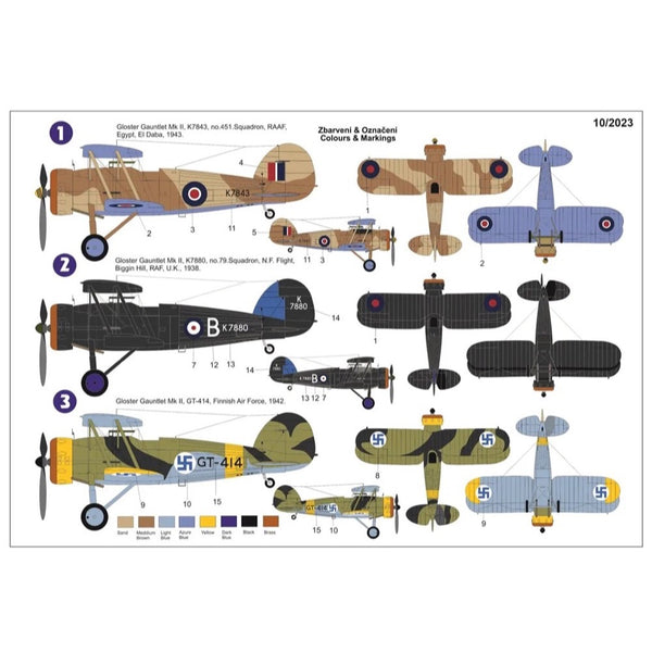 AZ Models 7868 1/72 Gloster Gauntlet Mk.II. "Special Markings" – Metro ...