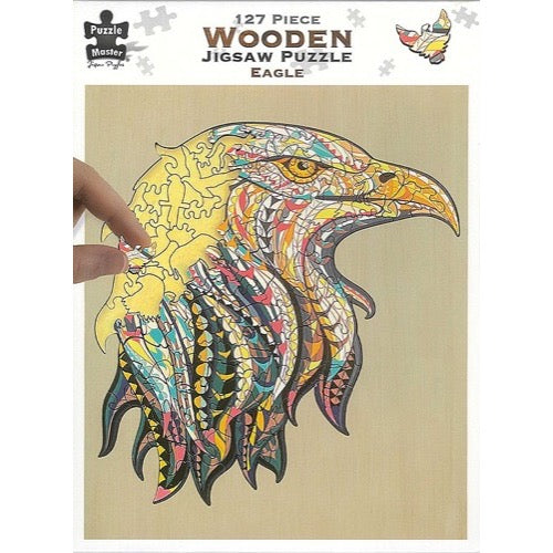 Puzzle Master Eagle Wooden Jigsaw Puzzle 127pc – Metro Hobbies