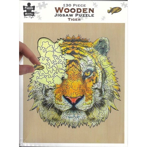 Puzzle Master Tiger 2 Wooden Jigsaw Puzzle 130pc – Metro Hobbies