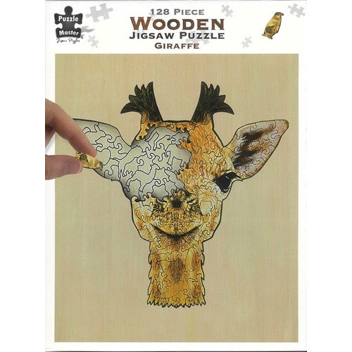 Puzzle Master Giraffe Wooden Jigsaw Puzzle 128pc – Metro Hobbies