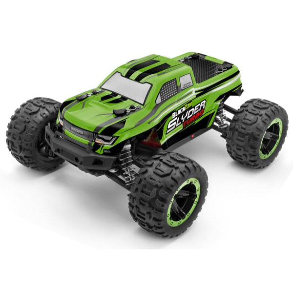 BlackZon Slyder Turbo MT 1/16 4WD 2S Brushless Monster Truck Green ...