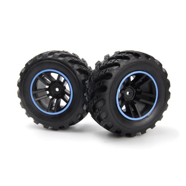 Blackzon BZ540325 Spryte Wheels/Tires Assembled (Black/Blue) – Metro ...