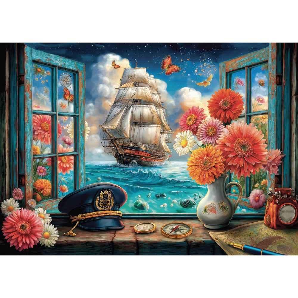 Delfy Window Sea View 1000pc Jigsaw Puzzle – Metro Hobbies