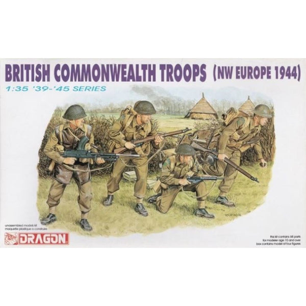 Dragon 6055 1/35 British Commonwealth Infantry (NW Europe 1944) – Metro ...