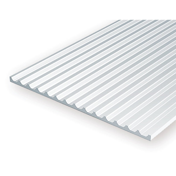 Evergreen 14544 White Polystyrene Board and Batten Sheet 0.125 x 12 x ...