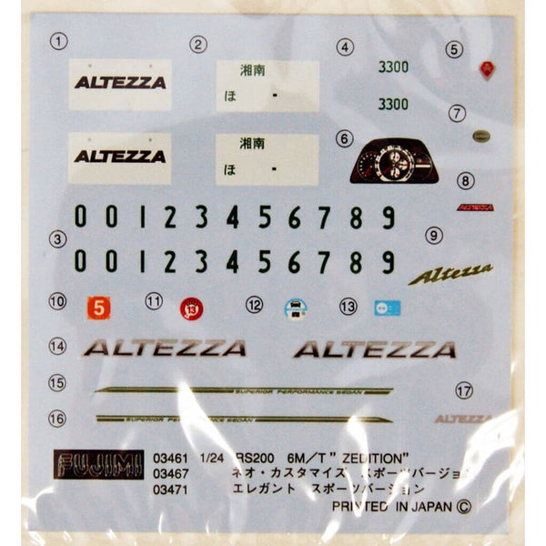 Fujimi 1/24 Altezza RS200 ID-20 03955 – Metro Hobbies