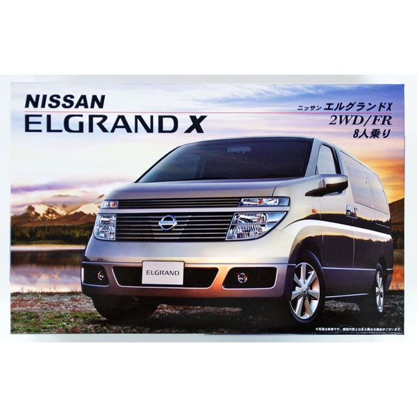 Fujimi 1/24 Nissan New Elgrand "X" FR/2WD 8 persons ID-68 18749 – Metro ...