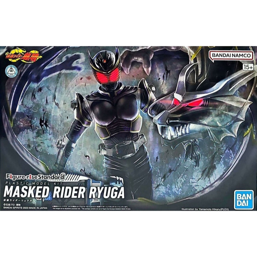 Bandai 5063933 Figure-rise Standard Masked Rider Ryuki Ryuga Black ...