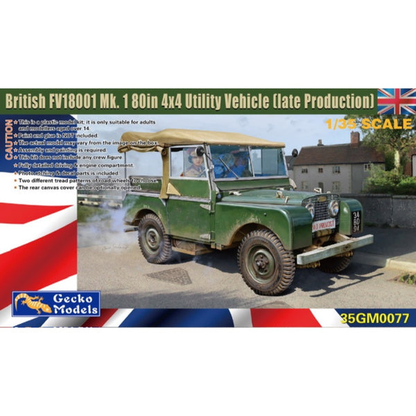 Gecko Models 35GM0077 1/35 British FV18001 Mk. 1 80in 4x4 Utility Vehi ...