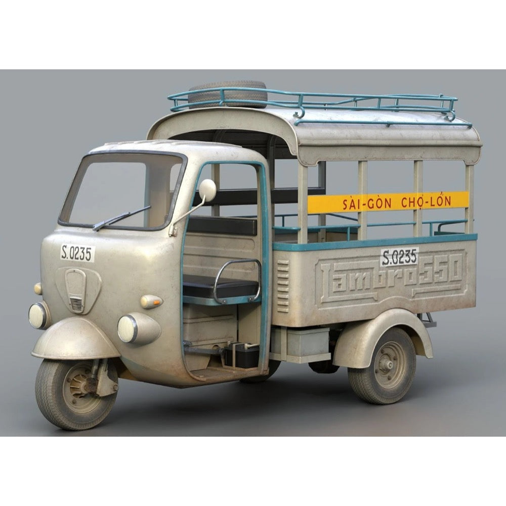 Gecko Models 35GM0111 1/35 60-70s Vietnam Saigon Shuttle Tricar with ...