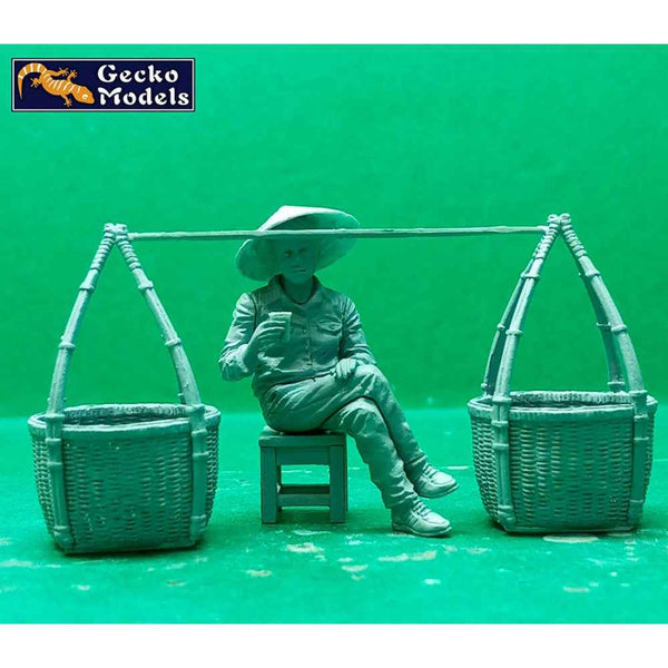 Gecko 35GM0123 1/35 60’-70’s Saigon Greengrocer Figure Set – Metro Hobbies