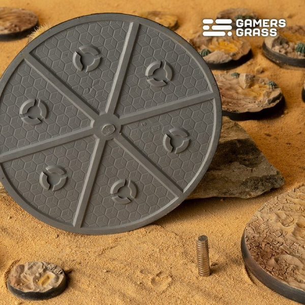 Gamers Grass GGB-DR100 Battle Ready Deserts of Maahl Round Bases 100mm ...