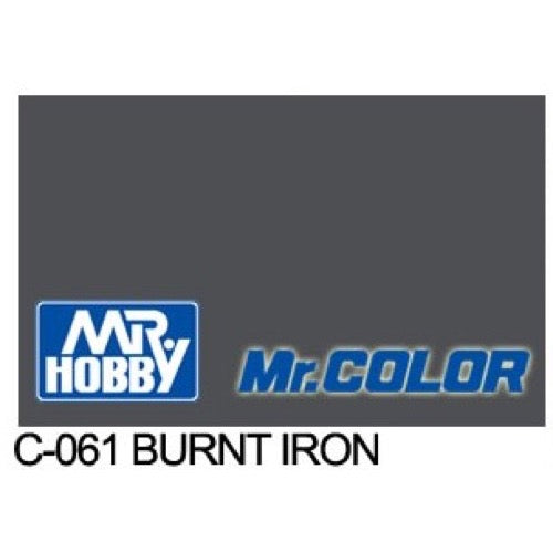 Mr Hobby (Gunze) C061 Mr Color Metallic Burnt Iron Lacquer Paint 10ml ...