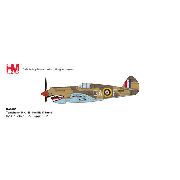 Hobby Master 9205 1/48 Tomahawk Mk. IIB "Neville F. Duke" GA-F, 112 Sq ...