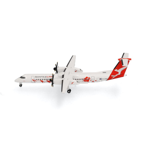 Herpa 538084 1/500 QantasLink Bombardier Q400 Dasher-8 – Metro Hobbies