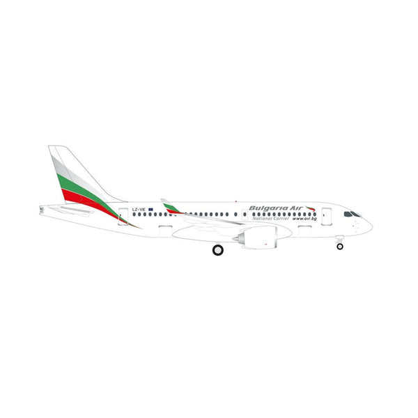 Herpa 538633 1/500 Bulgaria Air Airbus A220-100 – Metro Hobbies