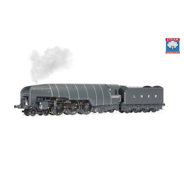 Hornby R30352SS OO LNER W1 Class 4-6-4 10000 Hush Hush Locomotive With ...