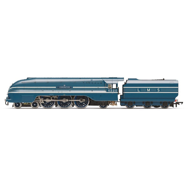 Hornby R30556 OO LMS Streamlined 6220 'Coronation' Steam Locomotive ...